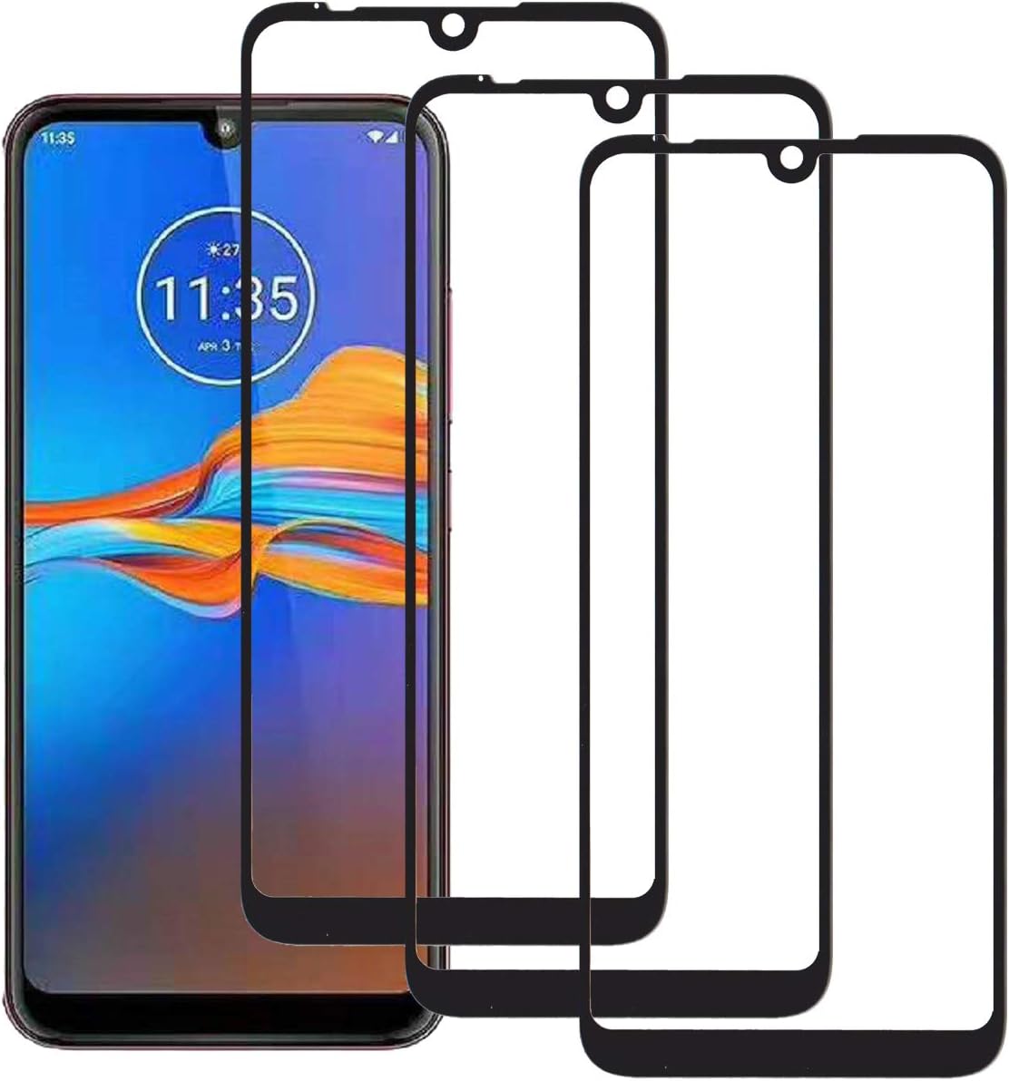 Teebo 2-Pack Mica Protector de Pantalla para Motorola Moto G54, Vidrio ...