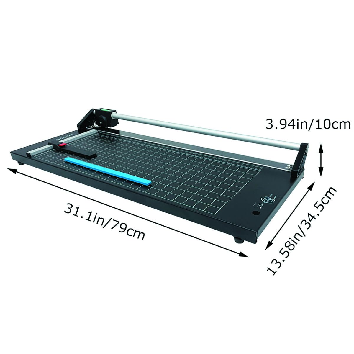 Snapklik.com : INTBUYING 24 Inch Commercial Manual Precision Rotary ...