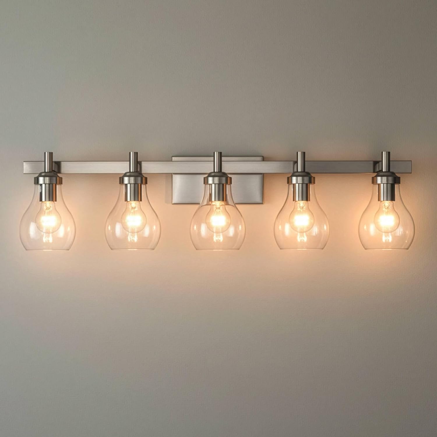 Amazon.com: Possini Euro Design Possini Euro Danvers 35 1/4" W níquel ...