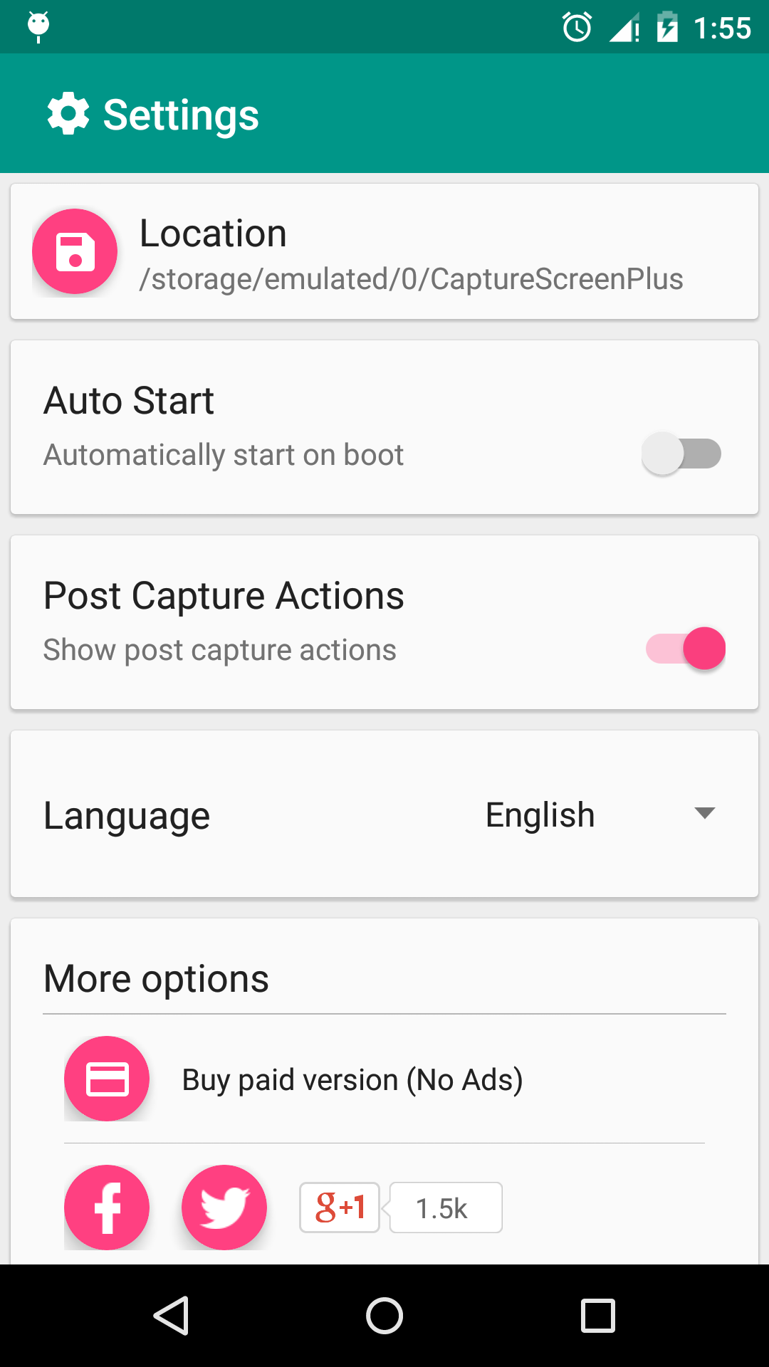 Screenshot Capture - App on the Amazon Appstore