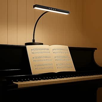 Amazon.com: Piano Light for Upright Piano,Wide Illumination Covering ...
