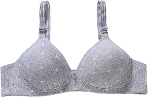 Amazon.com: ANRIO Mom Cotton Bra Plus Large Big Size Wireless Thin ...
