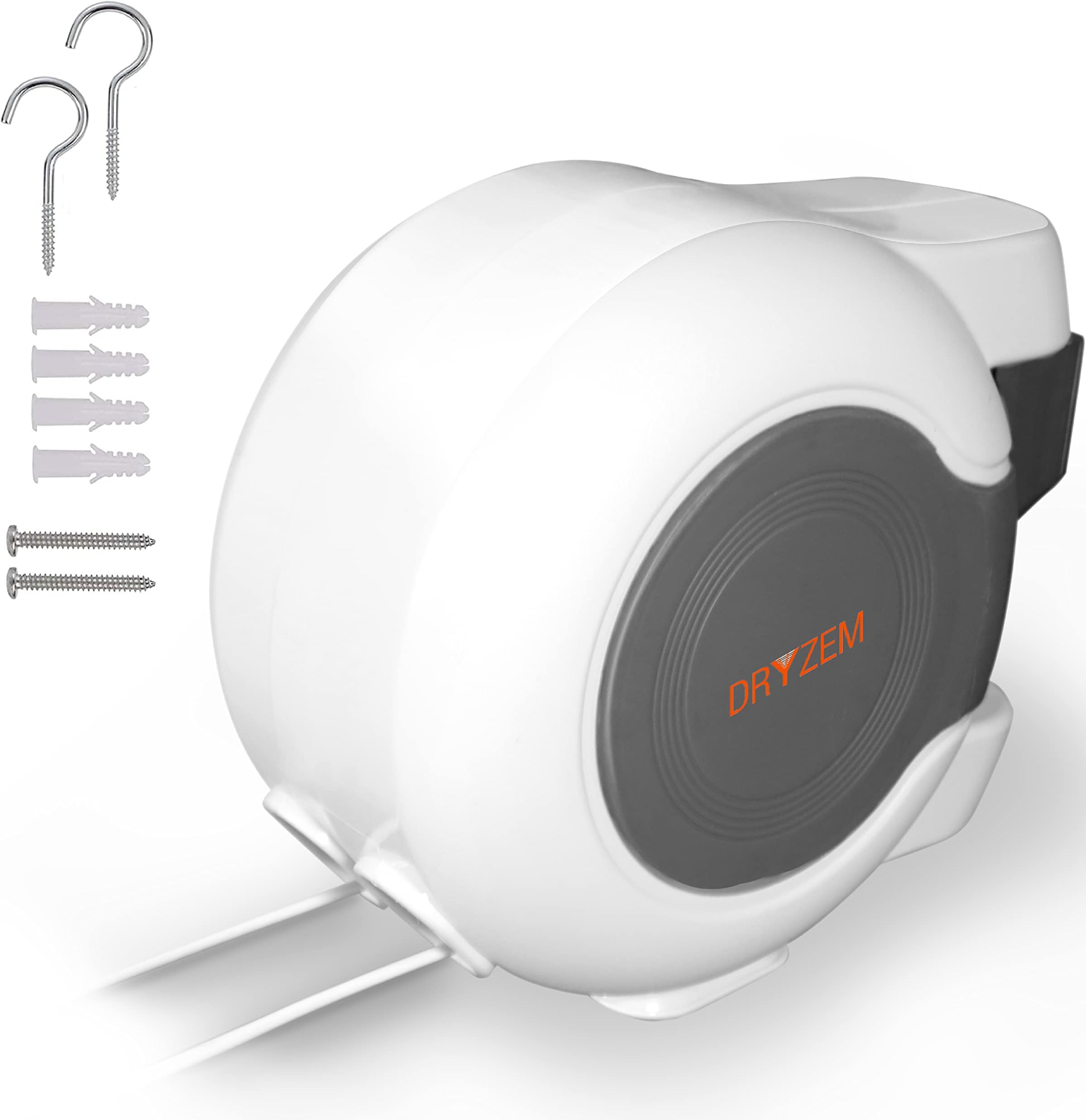 DRYZEM 30m (98 ft) Retractable Washing Line - Double Washing Line ...