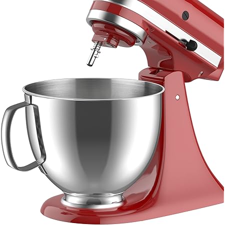 Amazon.com: KitchenAid Stainless Steel Bowl , 4.5-Quart, Silver: Mixing ...