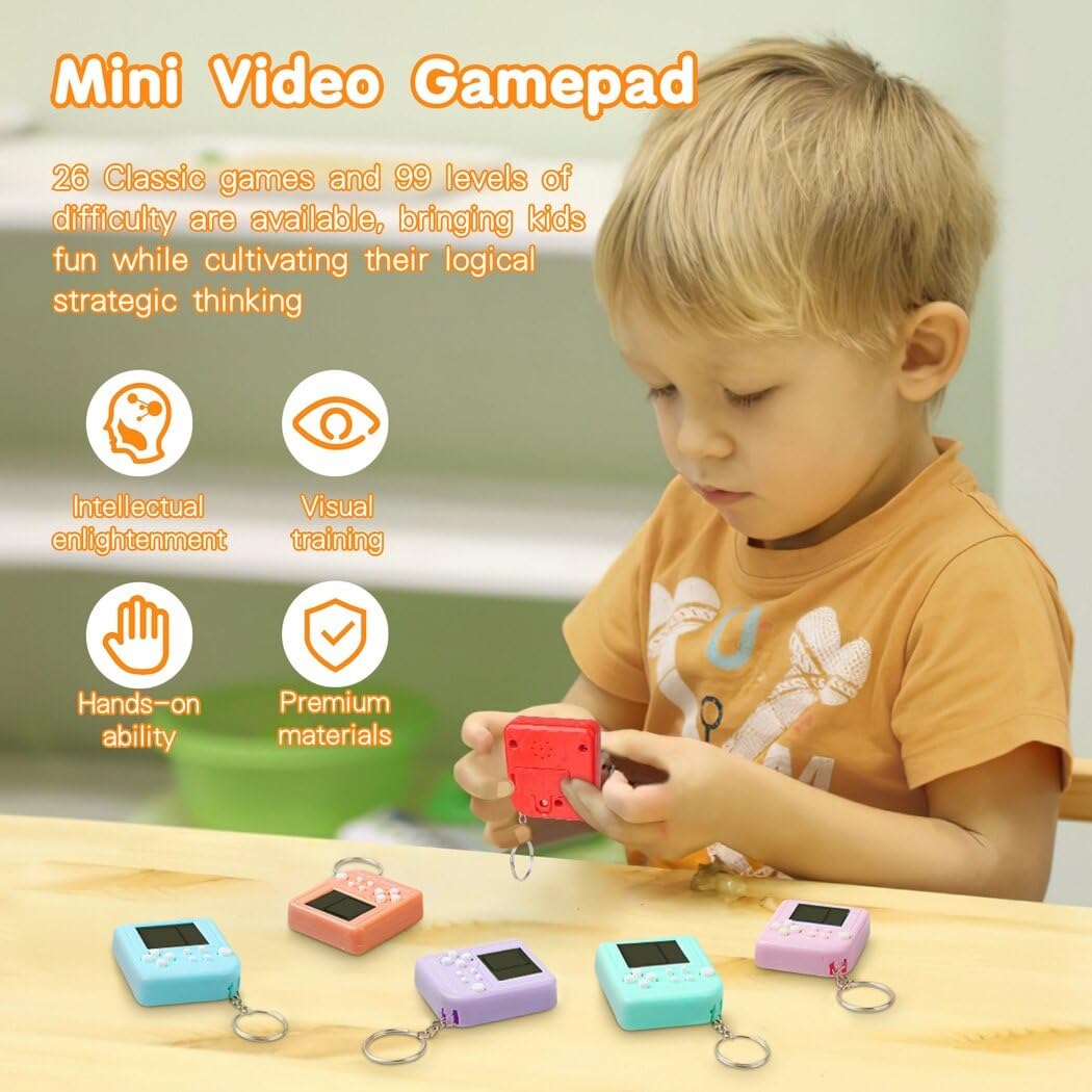 Homaisson 24 Pcs Mini Video Gamepads, Nostalgic Video Game Party Favors ...