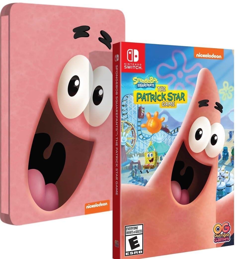 SpongeBob SquarePants A Patrick Star Game Steelbook - Nintendo Switch ...