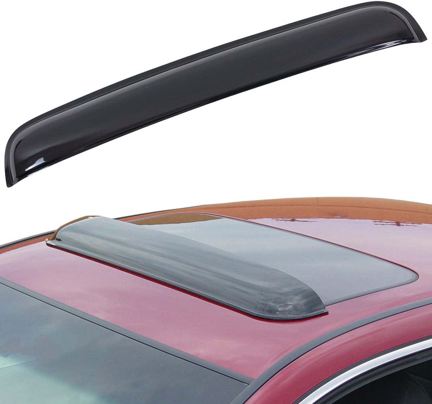 DEAL AUTO ELECTRIC PARTS 38" Wide Universal Sun Roof Visor Wind ...