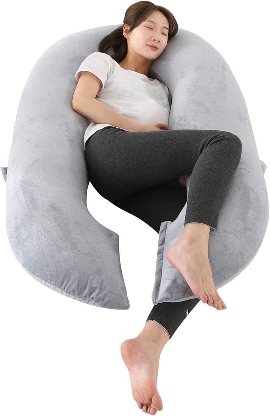 Amazon.com: Bllgrass u shaped pregnancy pillows,pregnancy pillows for ...