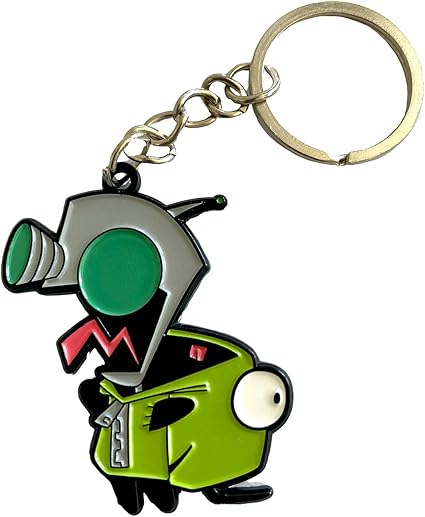 Amazon.com: Gir - Invader Zim Keychain : Clothing, Shoes & Jewelry