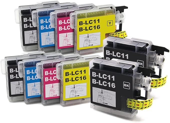 Amazon.co.jp: 【SEASKY】 LC11 LC16 染料 10個セット (LC11/16BK×4 LC11/16C×2 LC11 ...