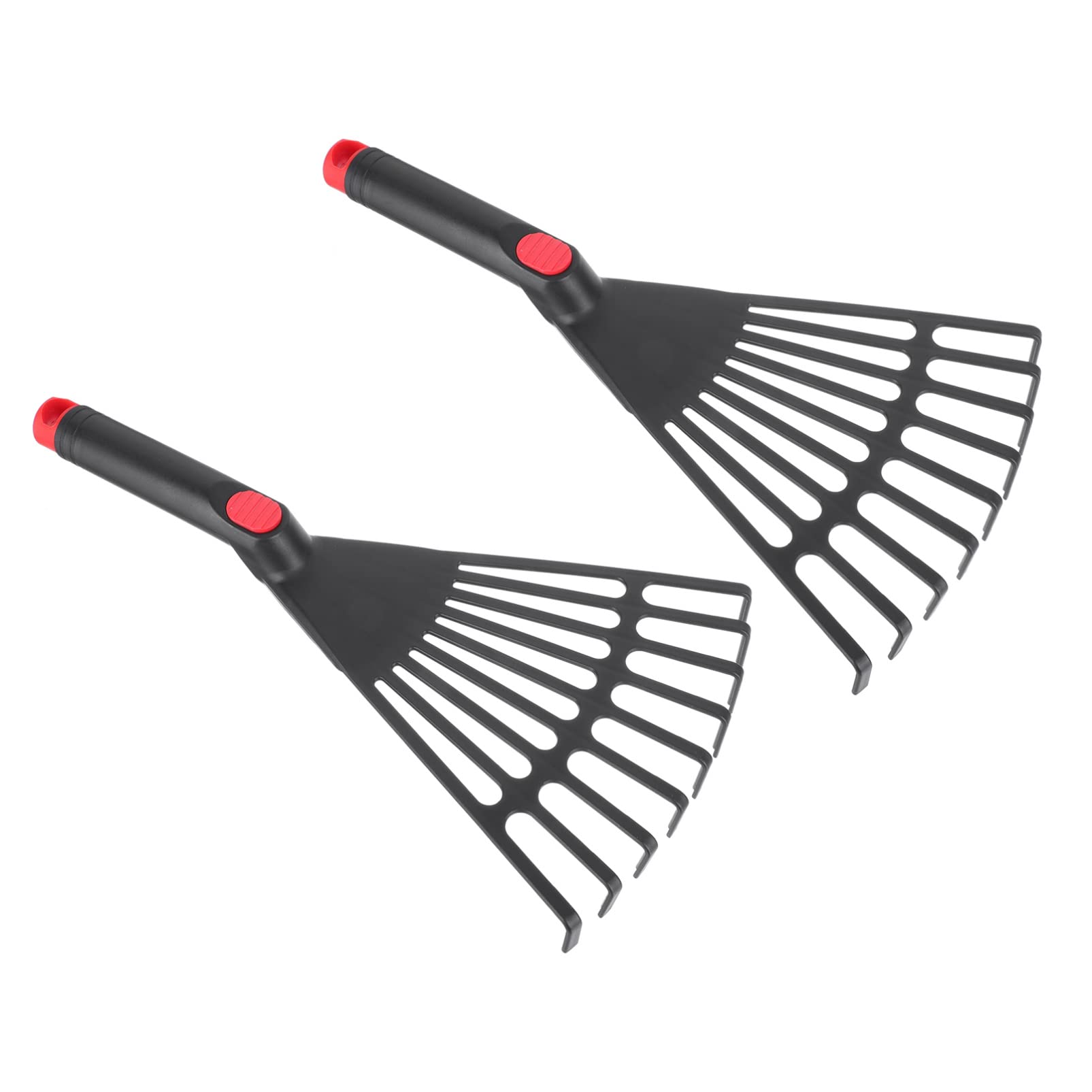 Amazon.com : GANAZONO Hand Tools 2pcs Garden Leaf Rake Poly Shrub Rake ...