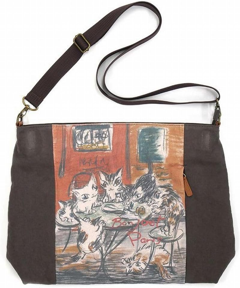 Amazon | [わちふぃーるど] 猫のダヤン ダヤン Paris 2WAYスクエアショルダー | わちふぃーるど(Wachifield) | ショルダーバッグ