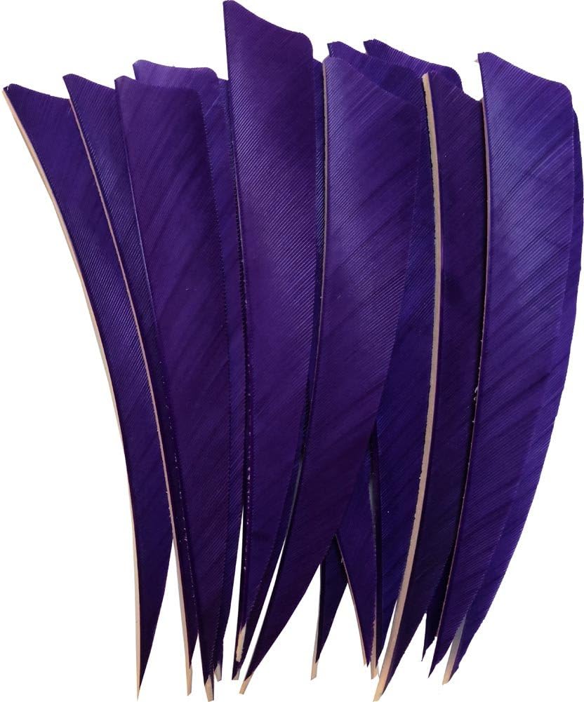 Amazon.com : 24pcs Arrow Turkey Feather Fletching Fletches for Archery ...