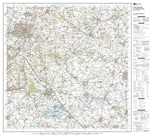 Cheltenham & Cirencester Map | Stow-on-the-Wold | Ordnance Survey | OS ...