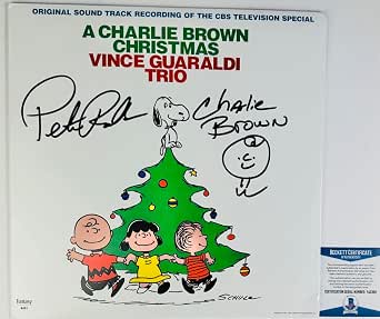 PETER ROBBINS SIGNED A CHARLIE BROWN CHRISTMAS RECORD VINYL ALBUM ...