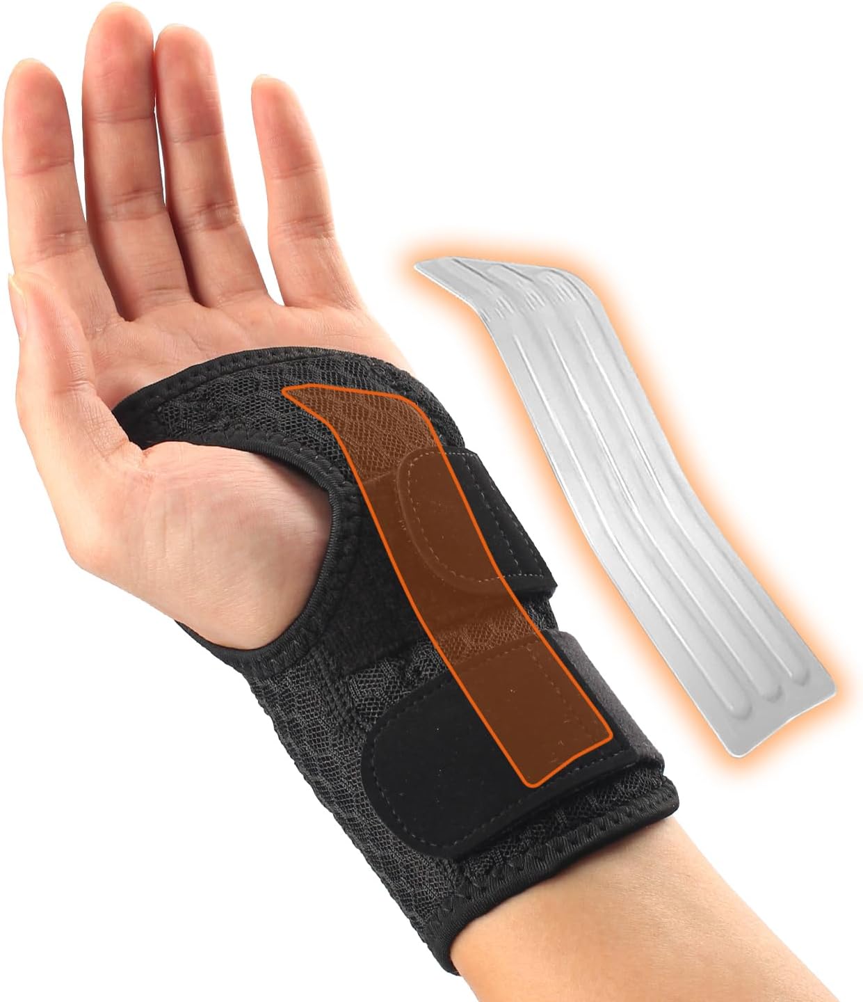 H HOME-MART 2 Pack Carpal Tunnel Wrist Brace Night Support Day & Night ...