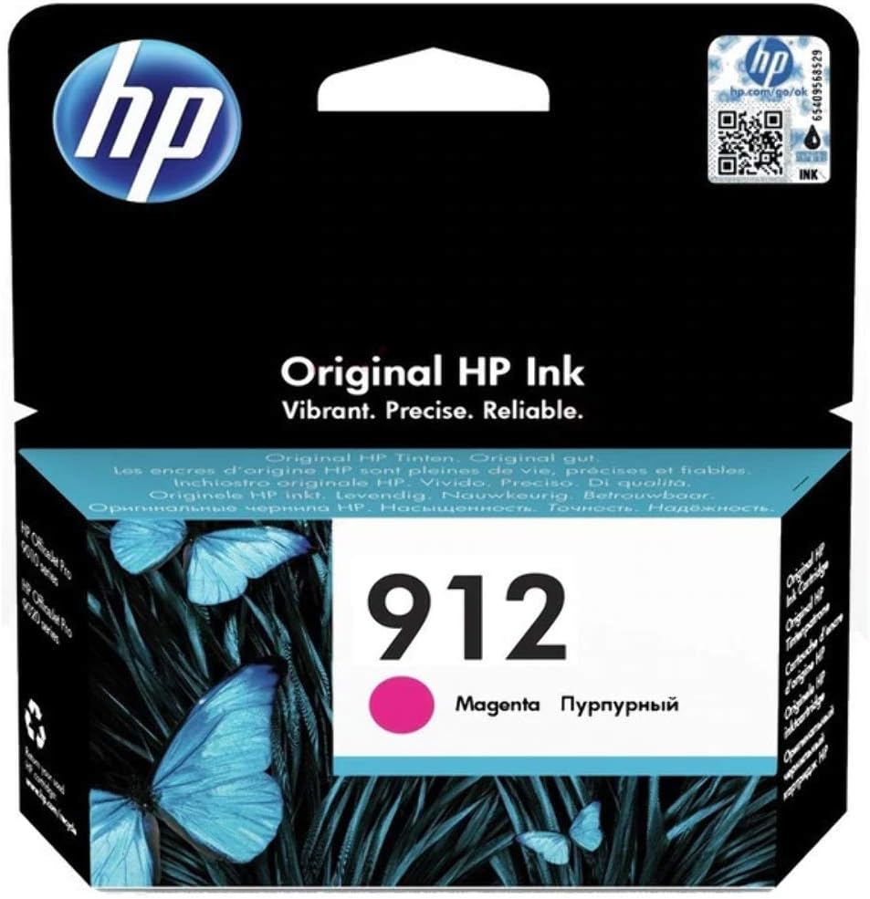 HP 912 Magenta Original Ink Cartridge Cartucho de Tinta 1 Pieza(s ...