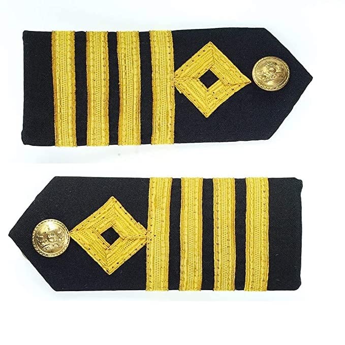 MarinersApp Hard Epaulettes | Uniform Accessory | Professional Emblem ...
