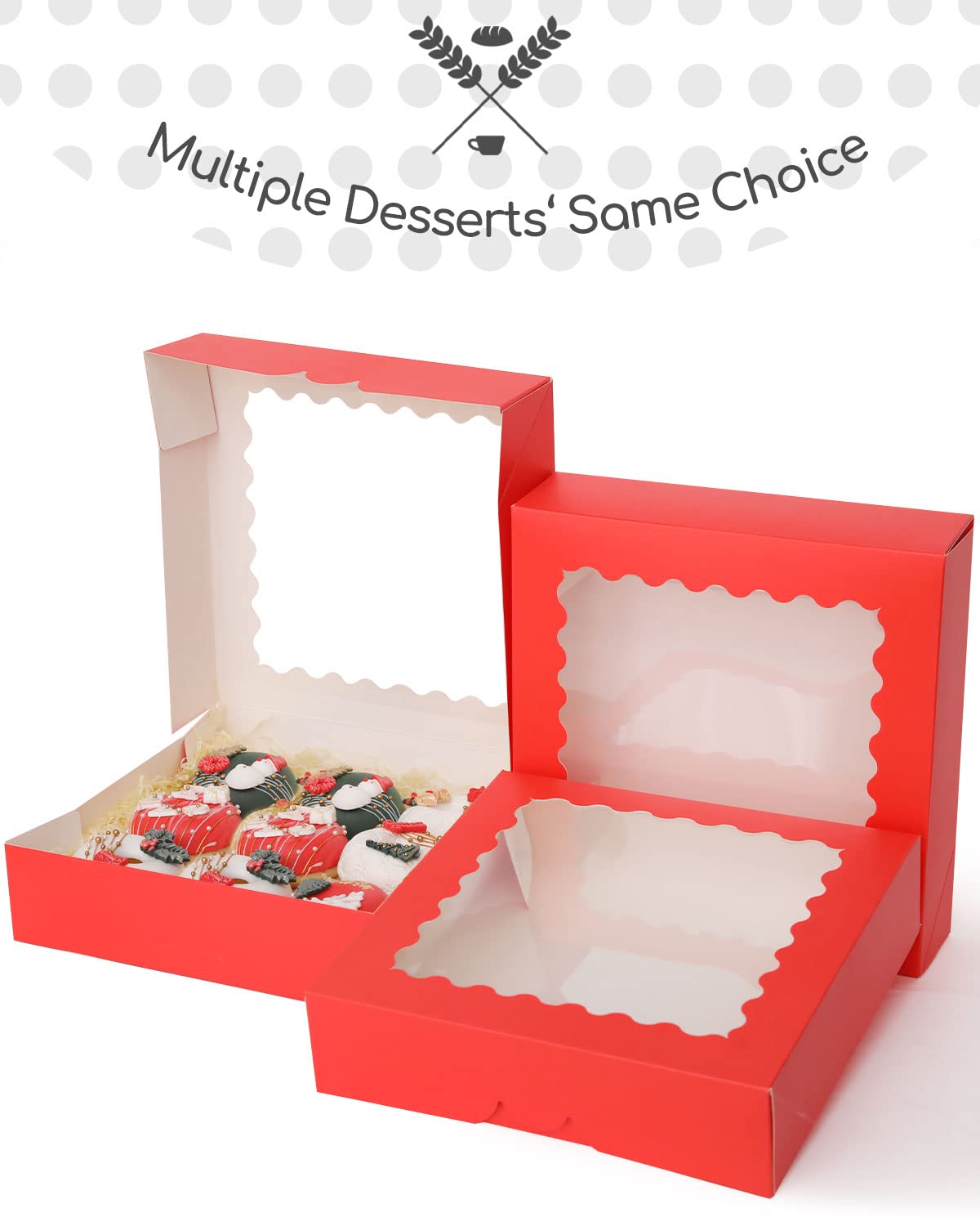 Snapklik.com : Qiqee Auto-pop Up Red Pie Boxes