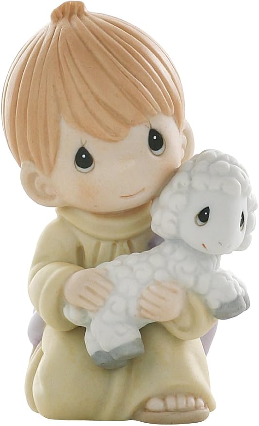 Precious Moments Shepherds Abiding In The Field Figurine : Amazon.co.uk ...