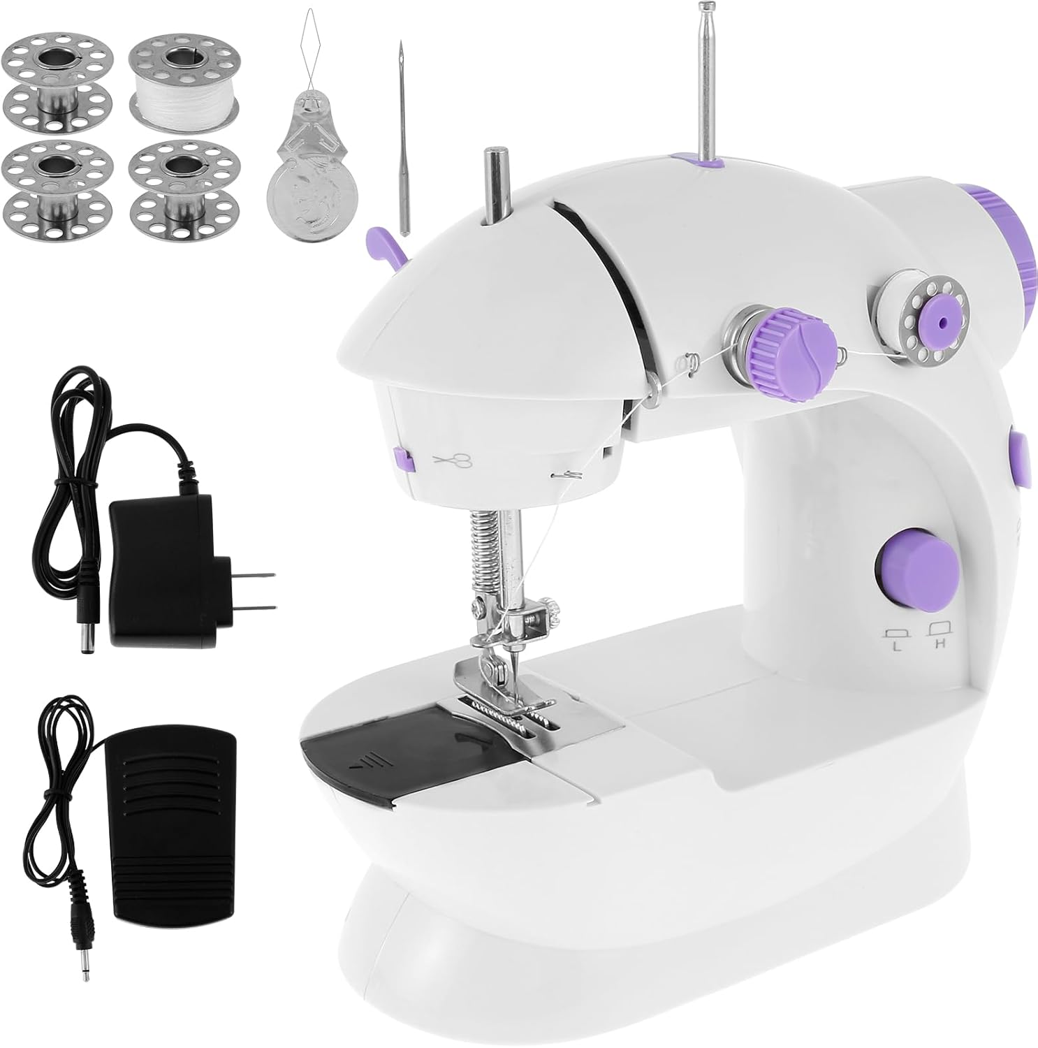 Amazon.com: DJAPWPX Mini Sewing Machine Electric Sewing Machine for ...