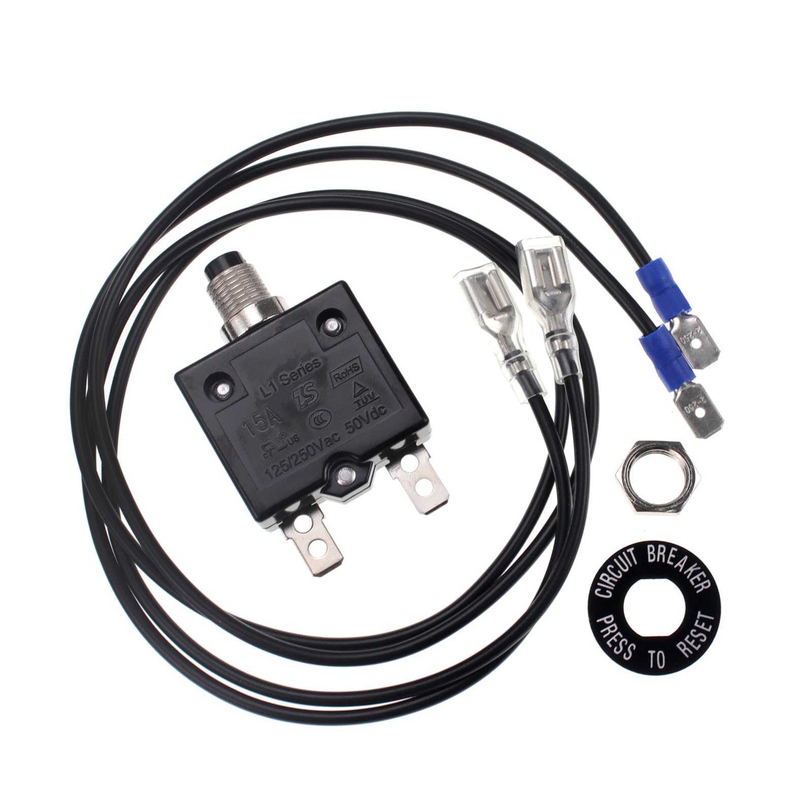 Snapklik.com : RKURCK 125-250V AC 50V DC Push Button Circuit Breaker ...