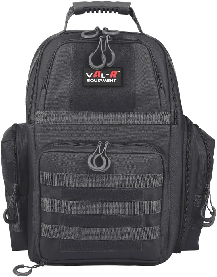 Amazon.com : Val-R Tactical Pistol Range Backpack - Heavy Duty Shooting ...