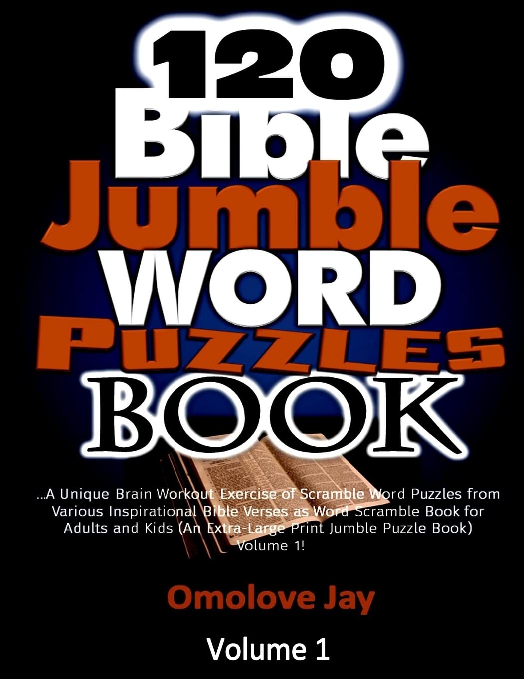 Buy 120 Bible Jumble Word Puzzle Book: A Unique Brain Workout Exercise ...