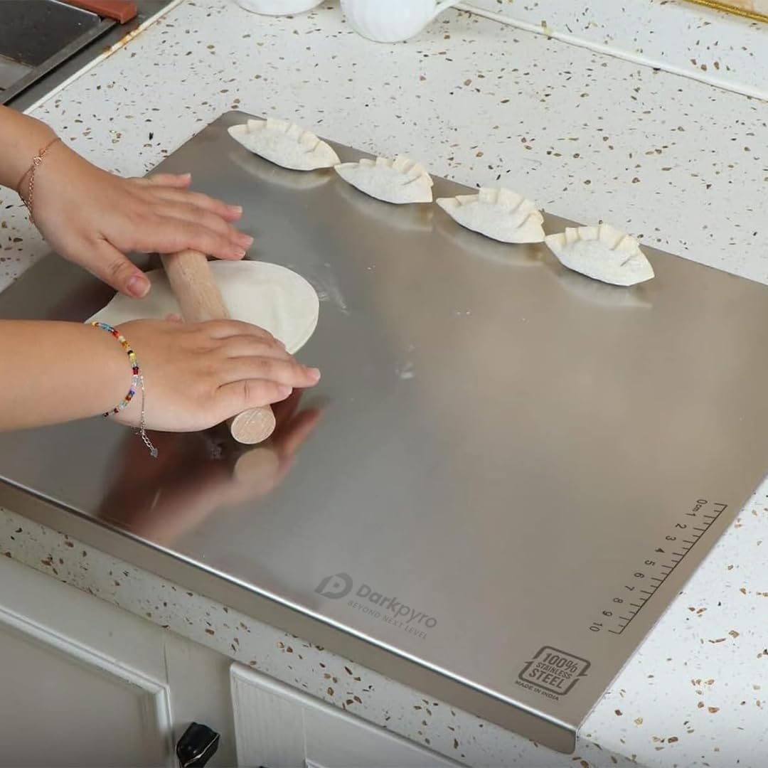 Buy Darkpyro Stainless Steel Chopping Board,Heavy Duty Choping-Board ...