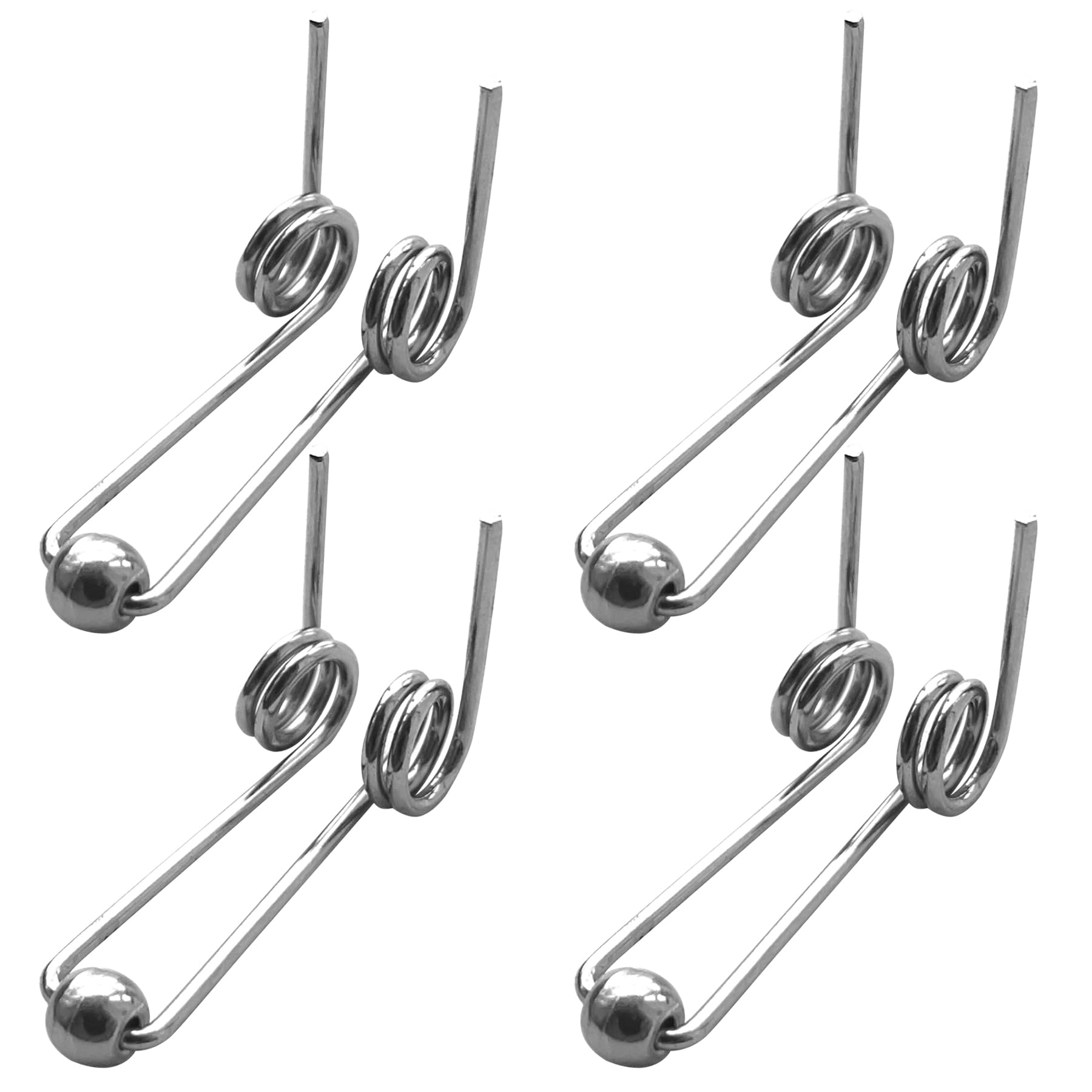 Amazon.com : ZZXLLRO 4Pcs Curling Iron Replacement Springs, Double ...