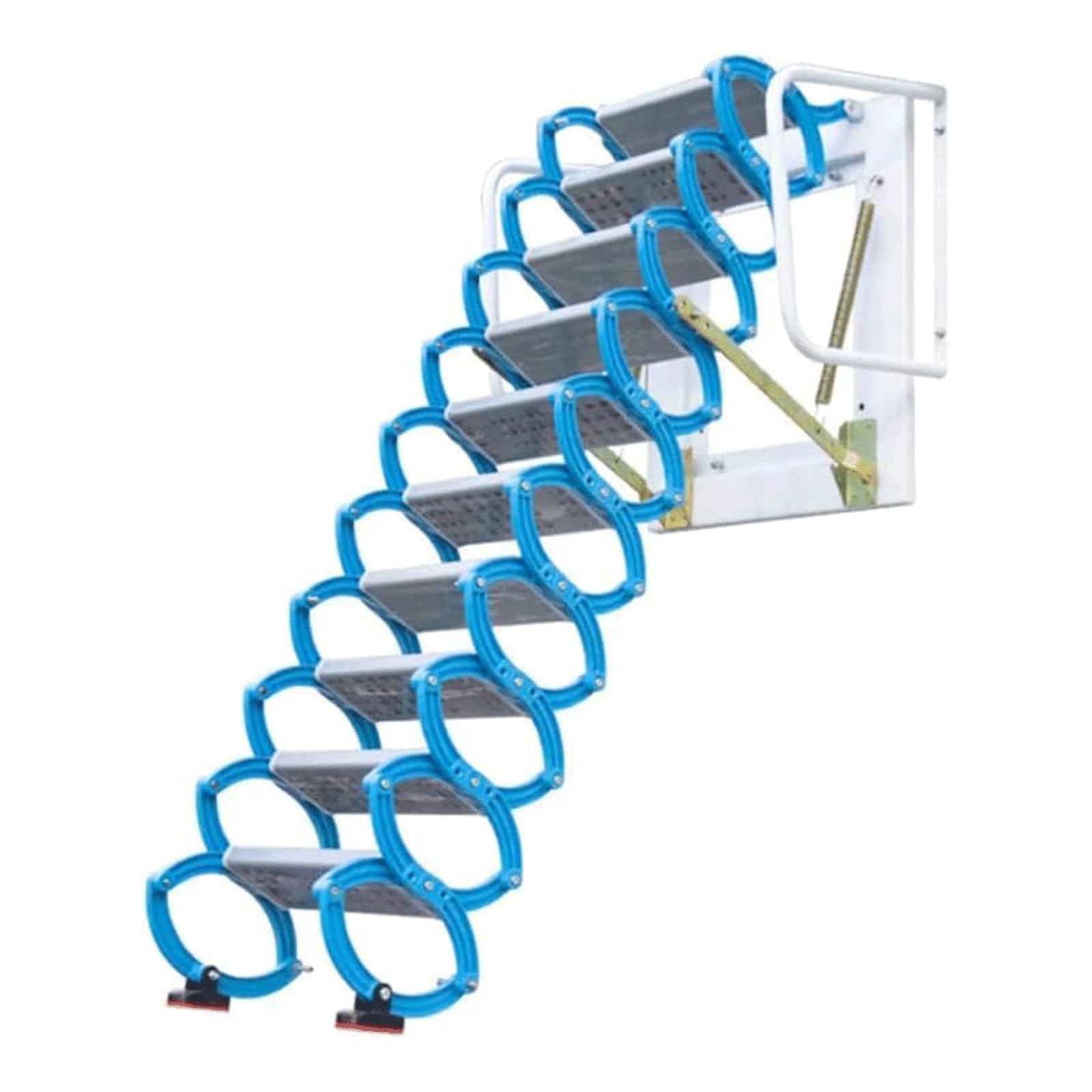 Home Attic Stairs Manual Wall Mount Attic Loft Stairs Portable Loft ...