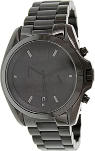 Michael Kors Men's Bradshaw MK5550 Black Stainless-Steel Plated ...