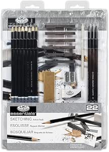 Royal and Langnickel Essentials Sketching 22 Piece Art Set : Amazon.co ...