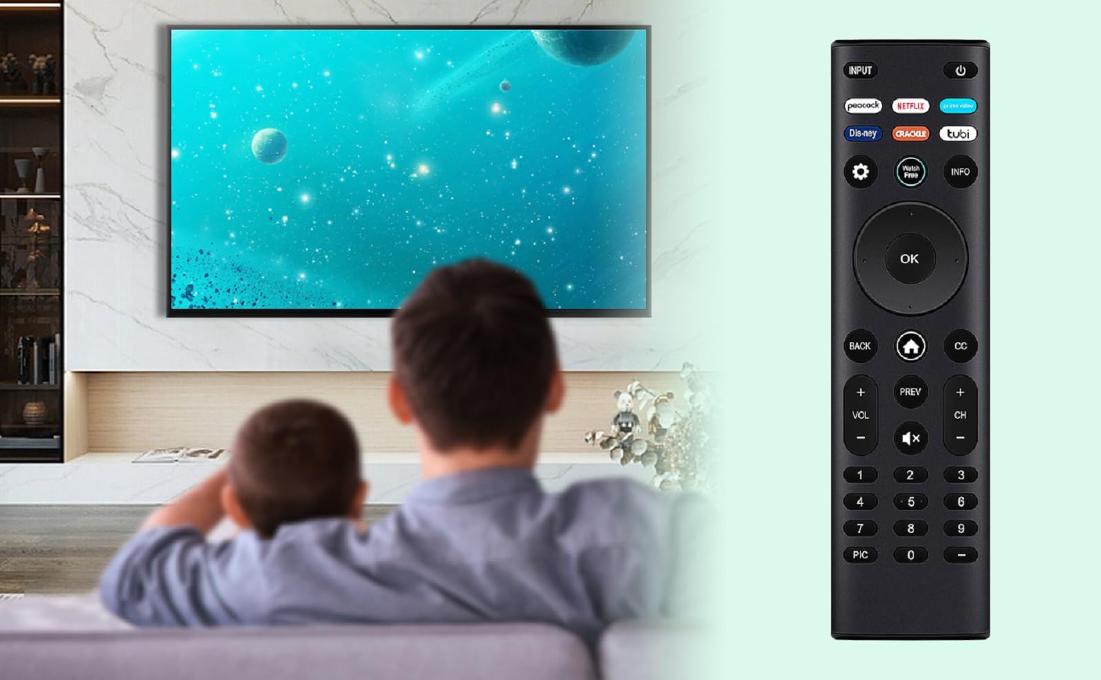 Snapklik.com : XRT140 Replace Remote Control Fit For VIZIO D Series LED ...