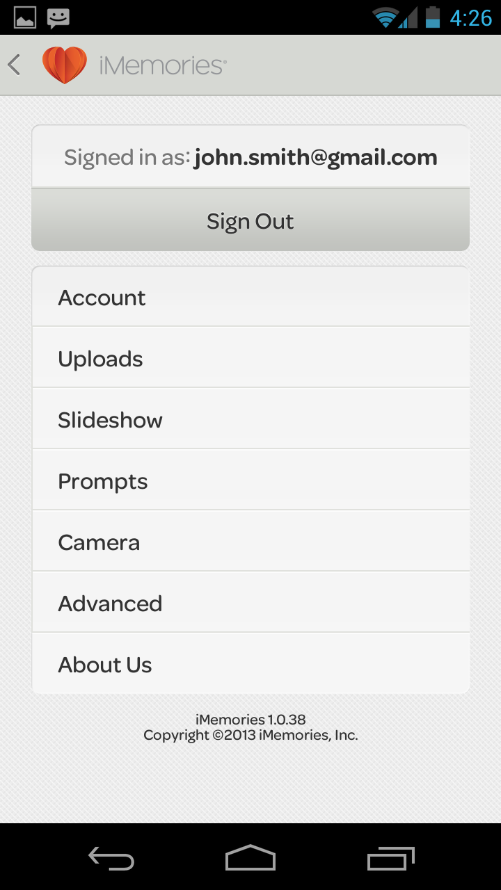 iMemories - App on Amazon Appstore