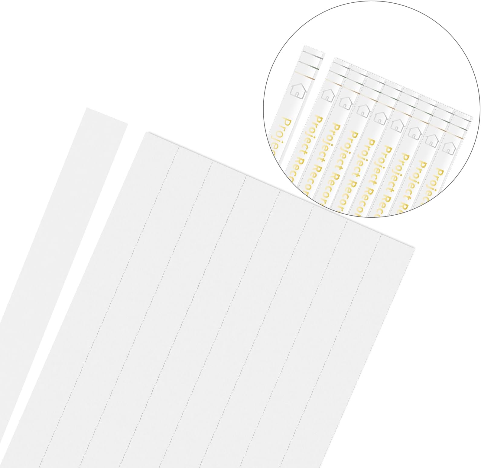 Amazon.com : 20 Pieces Binder Spine Inserts 1 Inch Folder Binder Spine ...