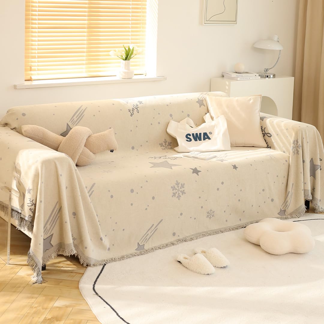 Kuber Industries Decorative Chenille Sofa throw|Throw for Sofa, Bed ...