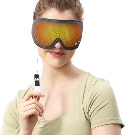 Amazon.com: Heated Eye Mask, Warm USB Heat Eye Mask for Dry Eyes ...