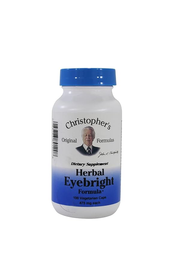 Amazon.com : Dr. Christopher's: Herbal Eyebright, 100 caps (3 pack)3 ...