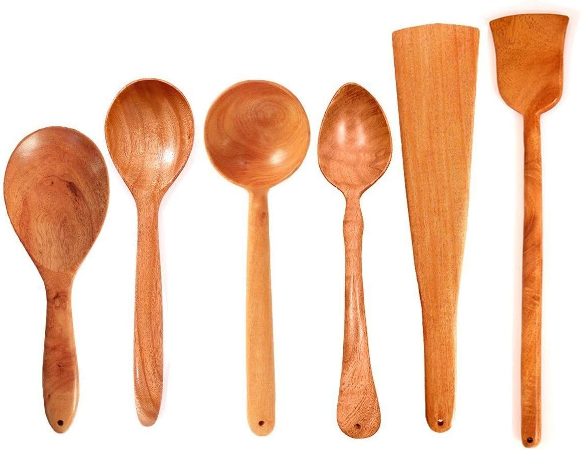 Buy The Indus Valley Wooden Flip/Spatula/Ladle for Cooking Dosa/Roti ...