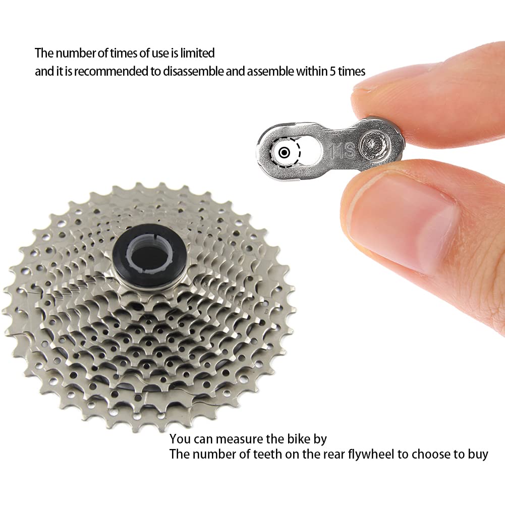 Snapklik.com : 10 Pairs Bike 11 Speed Steel Quick Link Universal ...