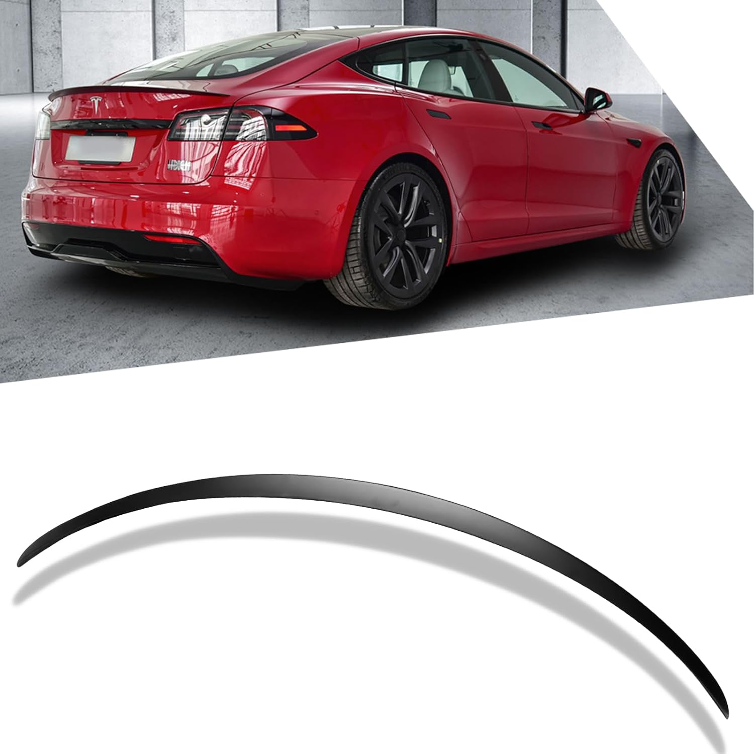 Amazon.com: Leeiion Tesla Model Y ABS Rear Spoiler Wings for 2017-2023 ...