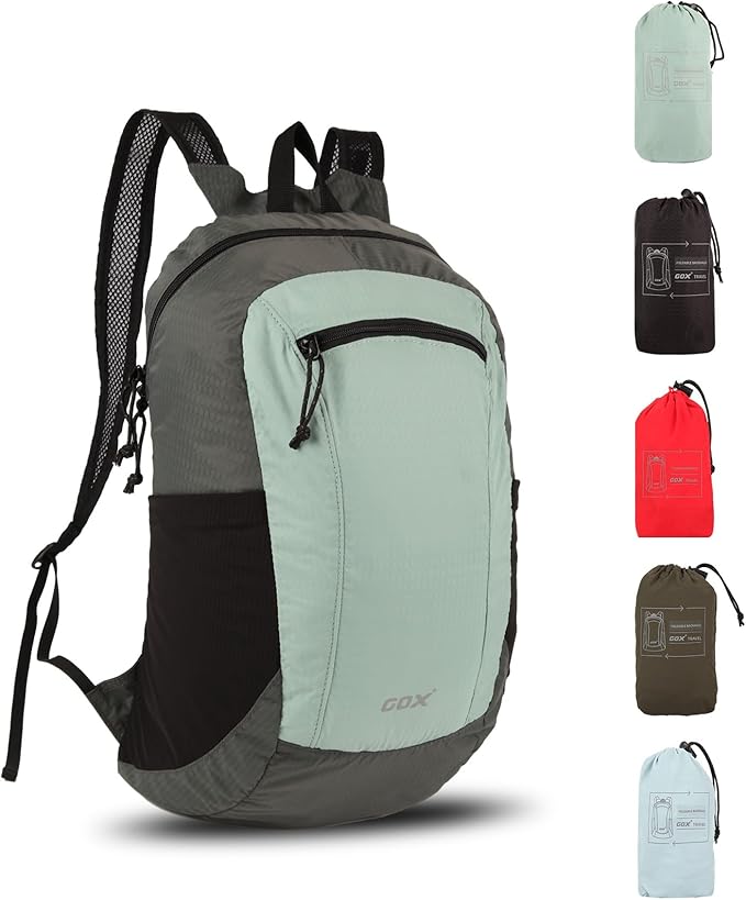 Amazon.com : GOX Foldable 20l Backpack For Travel Lightweight Hiking ...