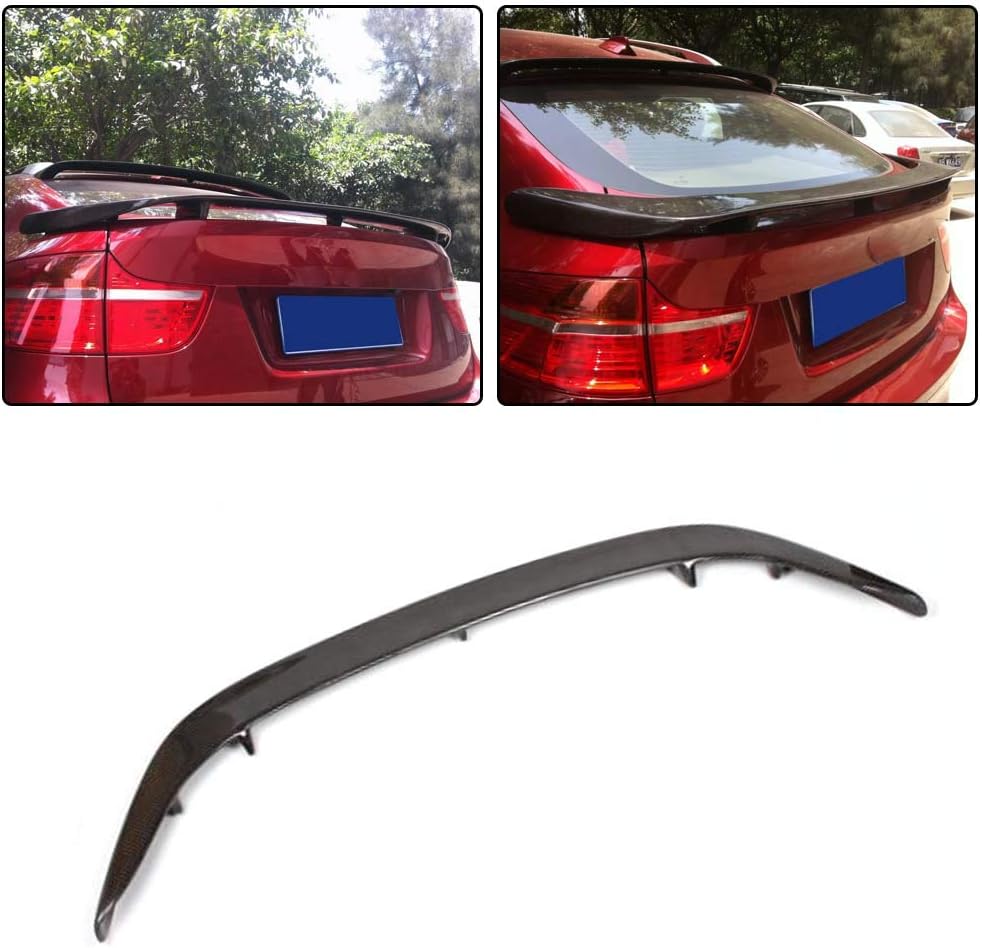 Amazon.com: E71 CF Trunk Lip, fits BMW X6 X6M 2008-2014 Carbon Fiber ...