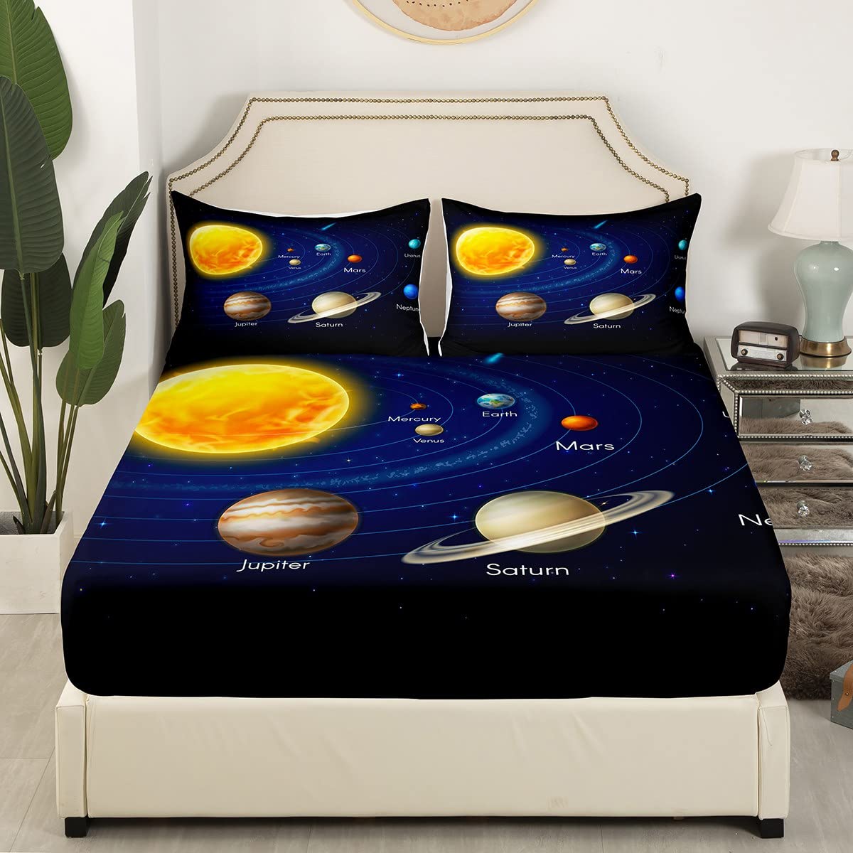 Solar System Bed Sets The Big One Kids™ Diego Solar System Glow In
