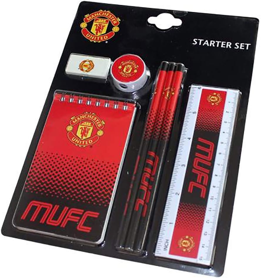 Official Licensed Manchester United F.C - Starter Stationery Set ...