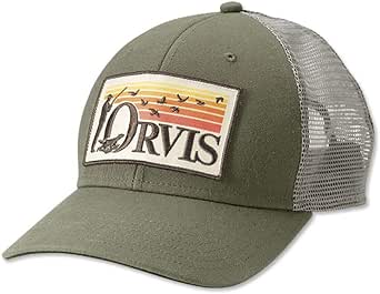 Orvis Men's Retro Flush Trucker Hat, Olive at Amazon Men’s Clothing store