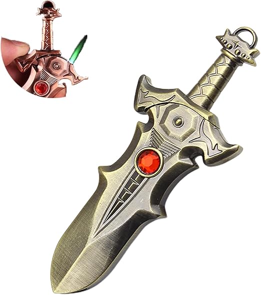 Amazon.com: SIMBAE Cool Metal Torch Lighter, Unique Swords Design ...
