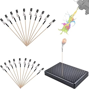 Amazon | Topatrol ペインティングクリップ 塗装棒 ネコの手持ち手棒 20本入 スタンド 塗装ベース 工具 ペインティング 手持ち手棒 ペインティングスタンド 塗装用具 趣味 ...