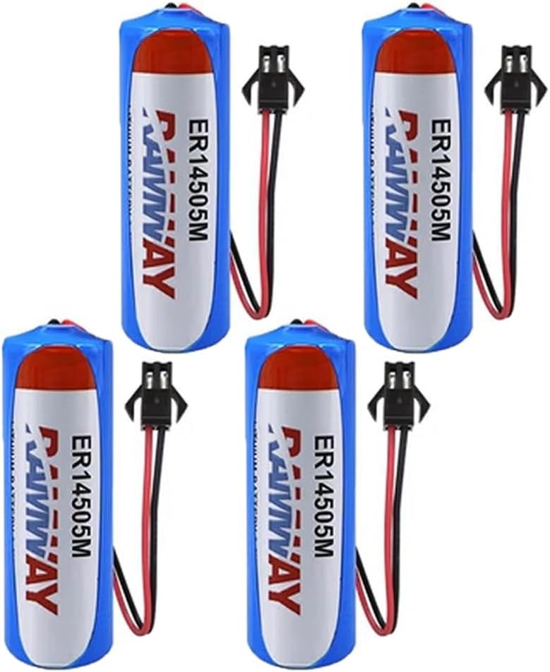 Amazon.com: YICUAA (4 Pack) ER14505M AA 3.6V Lithium Battery 2200mAh Li-SOCL₂ Non-Rechargeable ...